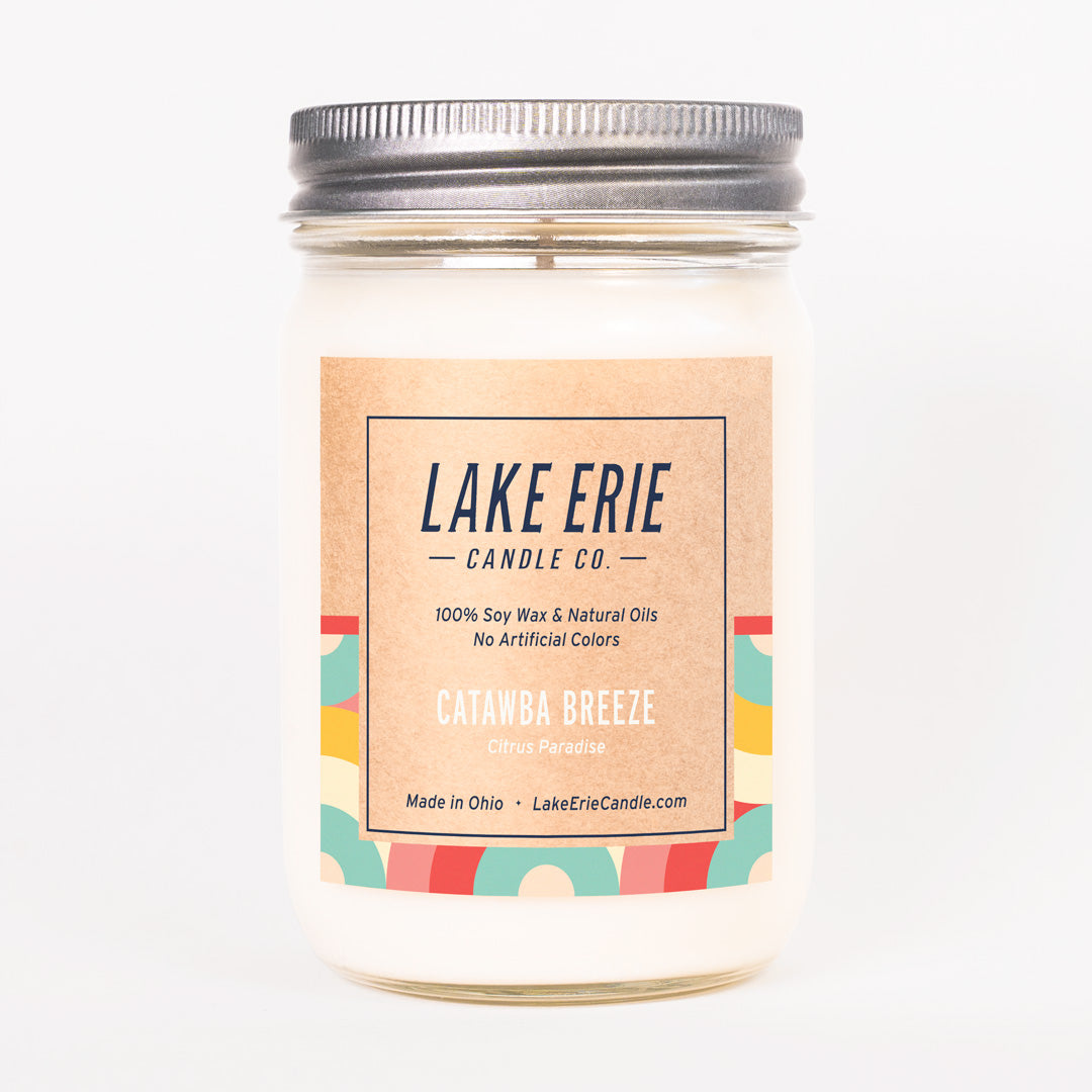 Catawba Breeze - Candle - 12oz Jar – Lake Erie Candle Company